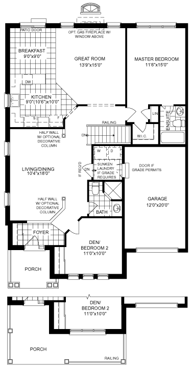 Rosedale - Floorplans - Town Home - the Penelope Rose